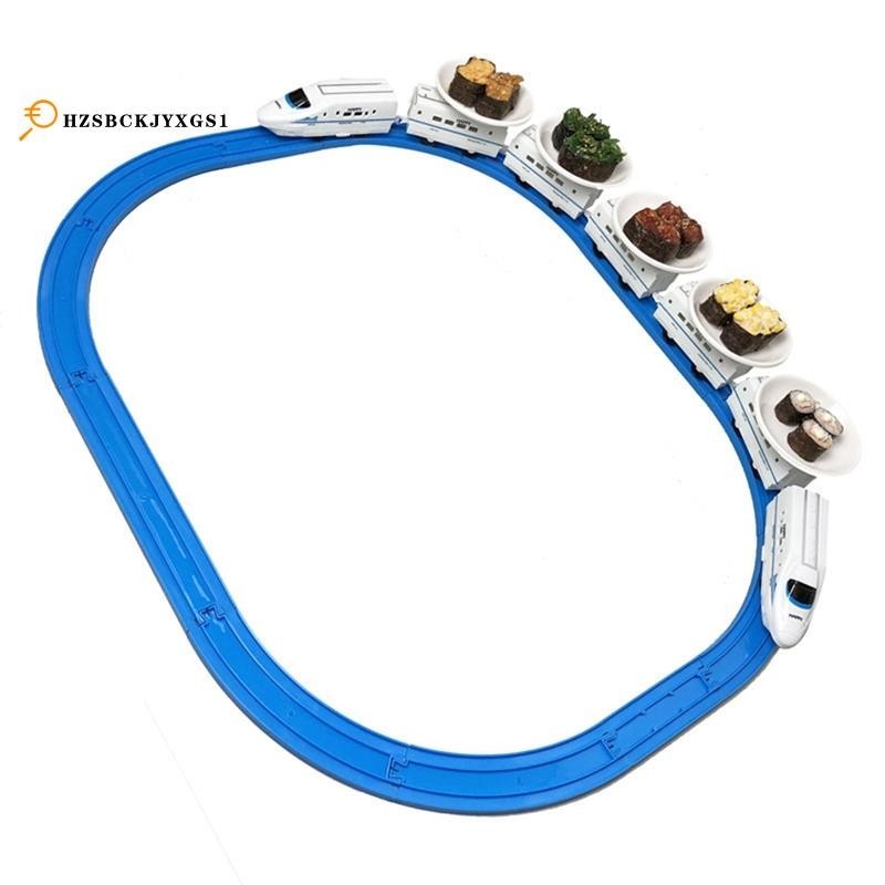 Sushi Train Rotary Sushi Toy Track Conveyor Belt Rotating Table Kid ...