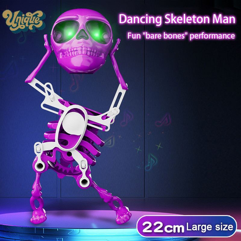 (Unique) Dancing Light Skull 3D Pring Skeleton Shaking Head Sand ...