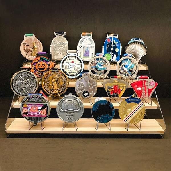 medal frame medal display frame home decor Maraton menyimpan pingat ...