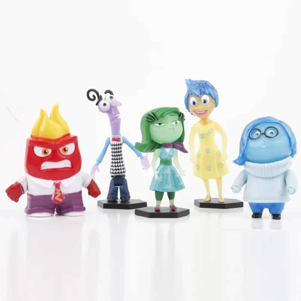 Inside Out 2 Action Figure Intensa Mente Model Figures Sadness Joy Fear ...