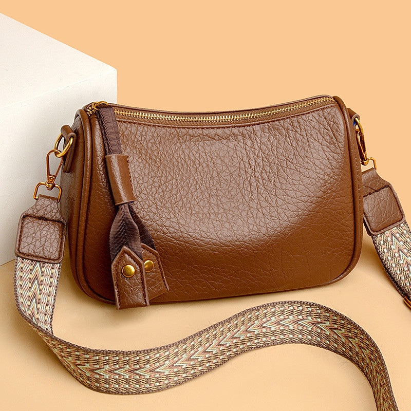 Fashionable Textured Small Bag Fashion Soft Shoulder Bag Versatile ...