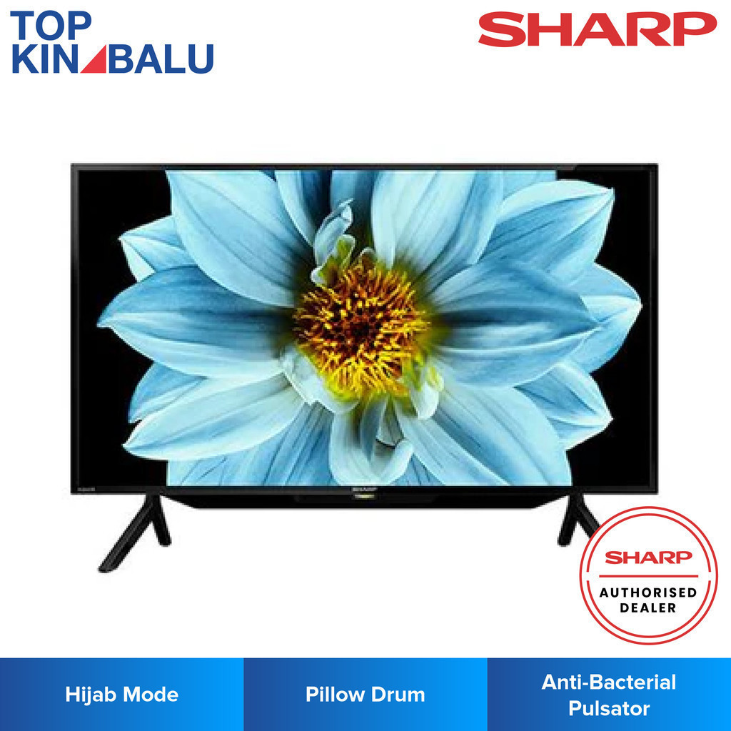 SHARP 42" 2TC42FG1X AQUOS FULL HD GOOGLE TV | Shopee Malaysia