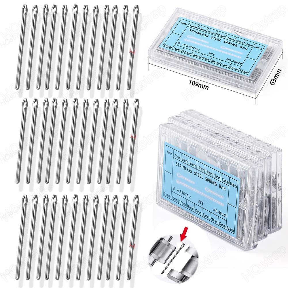 360pcs Watch Repair Tools Stainless Steel Watch Strap Link Pins Bar 6mm ...