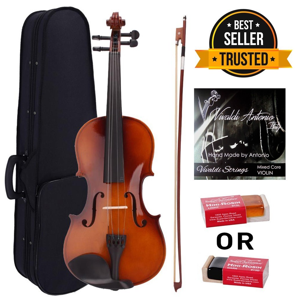 Omebo Semi-Handmade Violin Full Package - Premium Gloss Surface ...