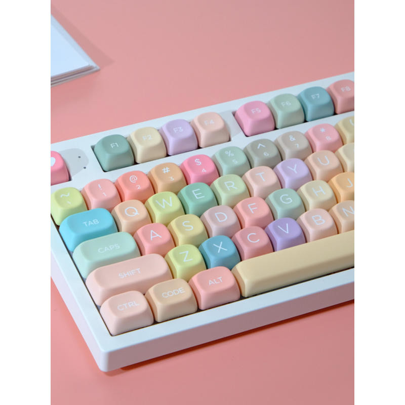 Macarons PBT Dye-Sub MOA Custom Keycap Set for Mechanical Keyboard ...