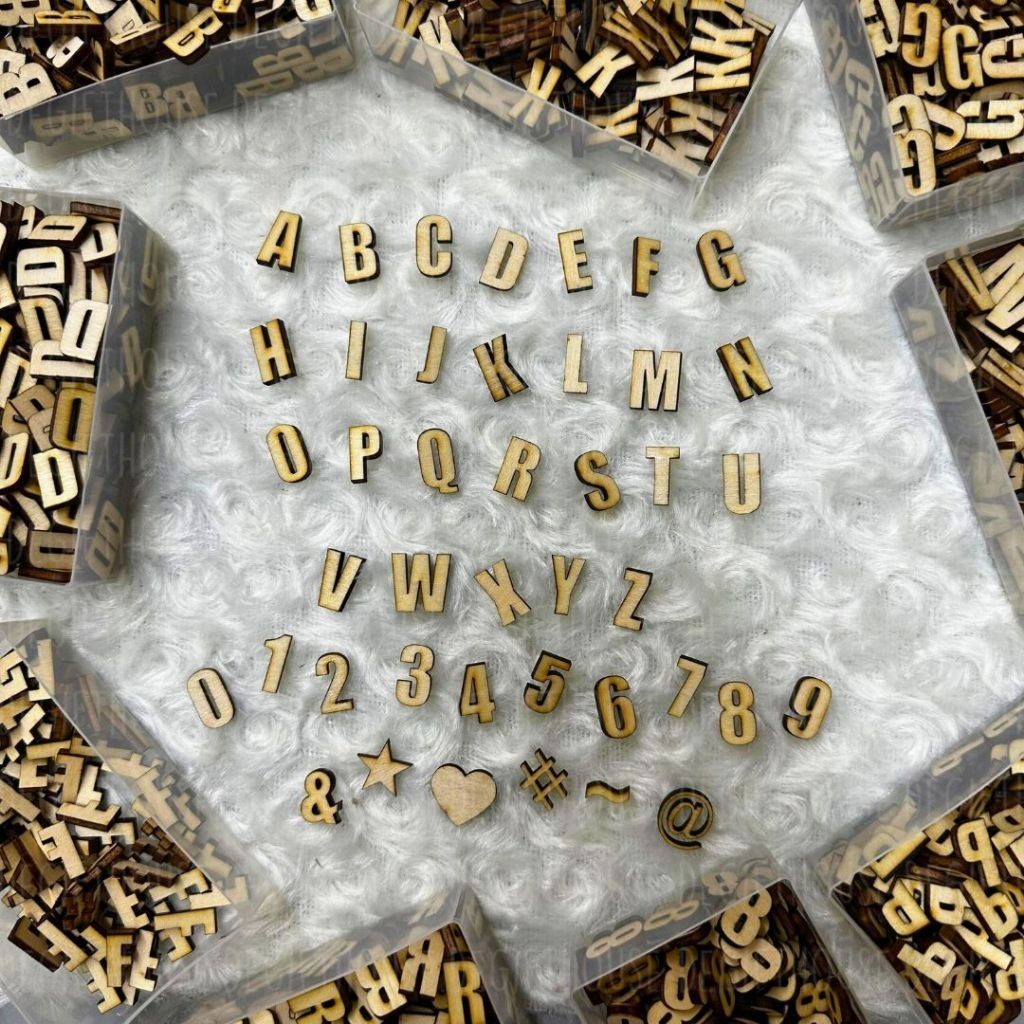 Letters Alphabet Wooden Letters Huruf Kayu Custom Name Design ...