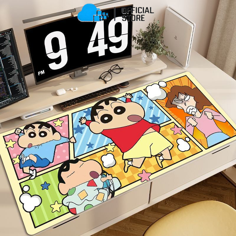 Crayon Shin-chan Mouse Pad Oversized Gaming Desktop Pad Cartoon Cute ...