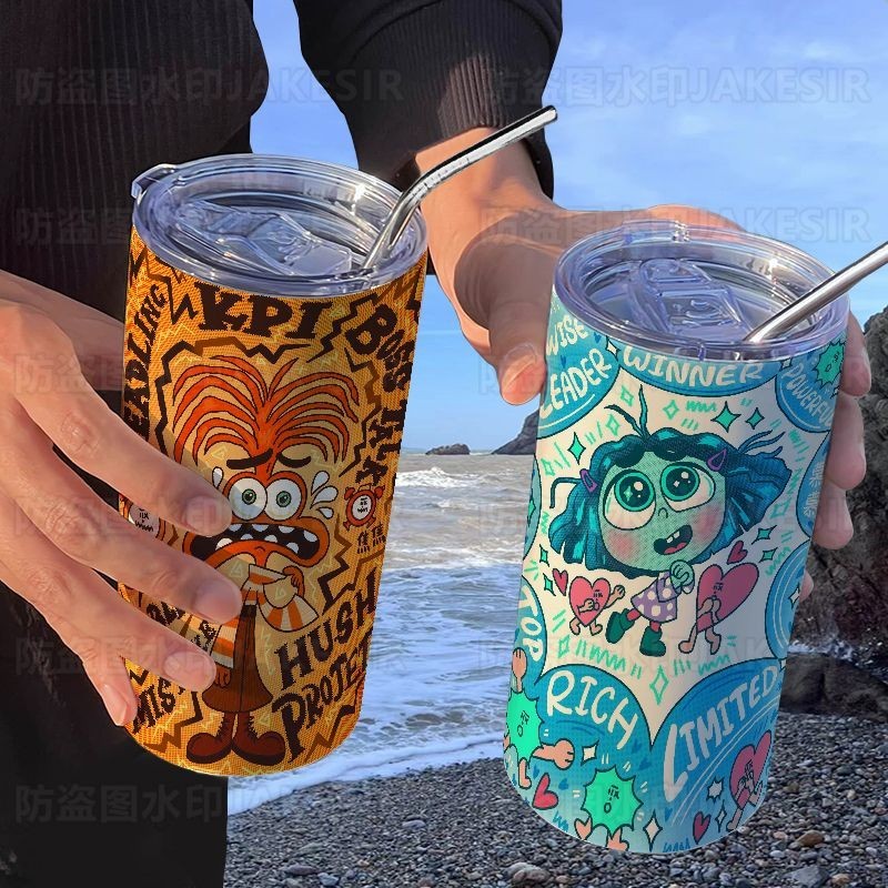 [Cartoon Cartoon Limited Thermos Cup]Brain Special Team Jiao Jiao Mu ...