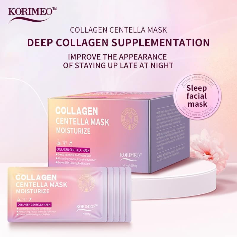 Korimeo 4gx25pcs Collagen Centella Moisturize Sleeping Mask Soothe ...