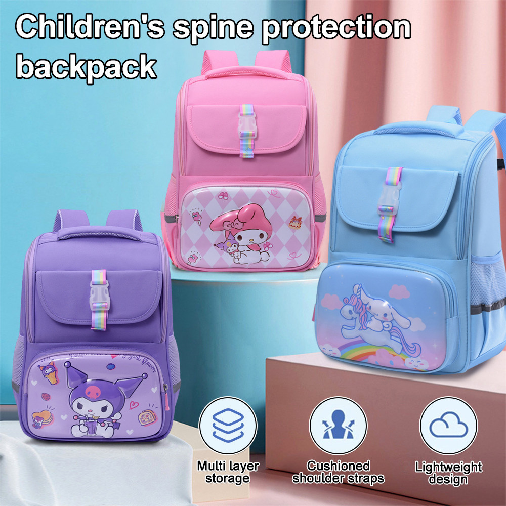 Black Rice Backpack Sanrio Backpack Girls and Boys Waterproof Backpack ...