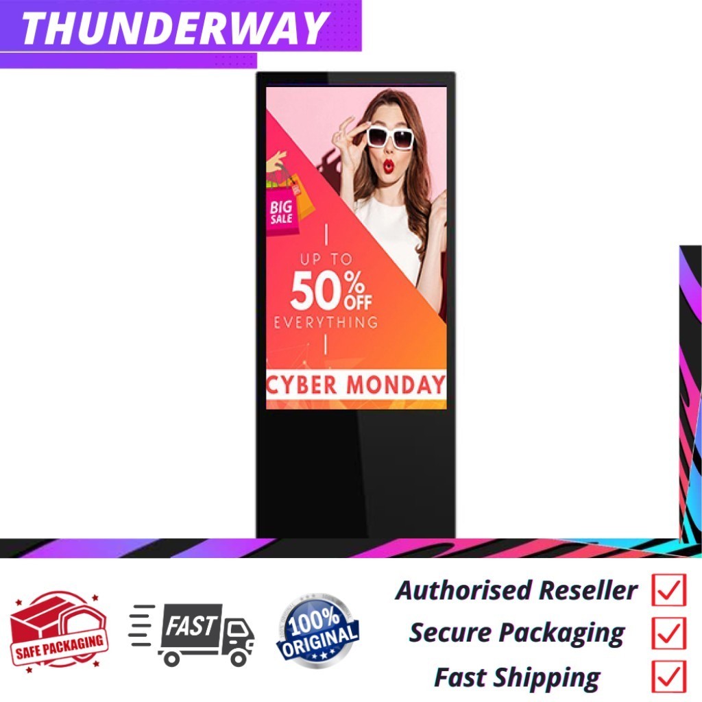 55" Free Standing LED Kiosk Digital Signage for Business/Advertising ...