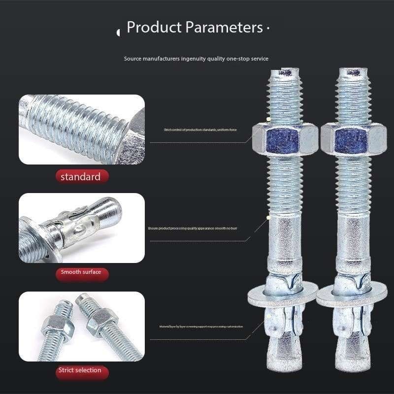 Shopping Galvanized Heavy Duty Wall Plug Bolts M10 M12 M18 M20 Car ...