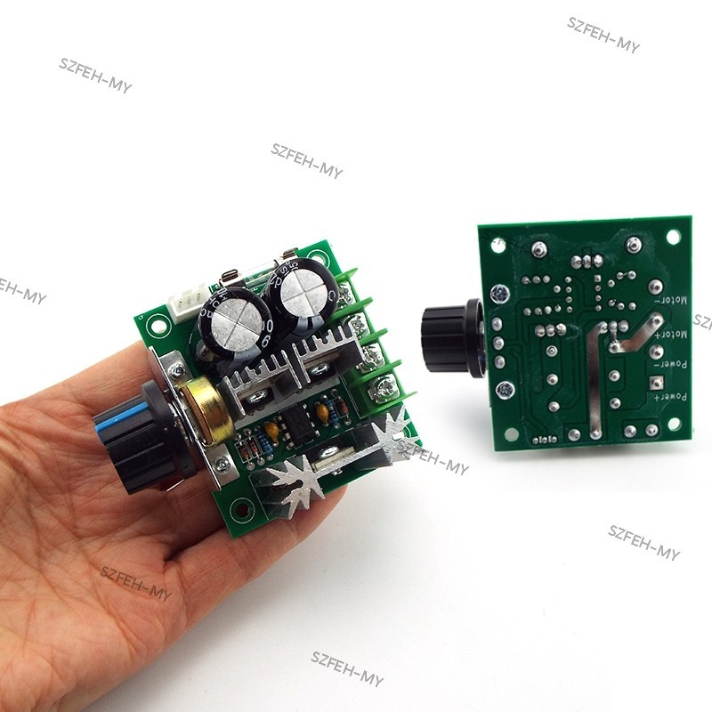 DC 12V 24V 30V 40V 10a 13KHZ Auto PWM DC Motor Speed Regulator Governor Speed Controller Switch ...