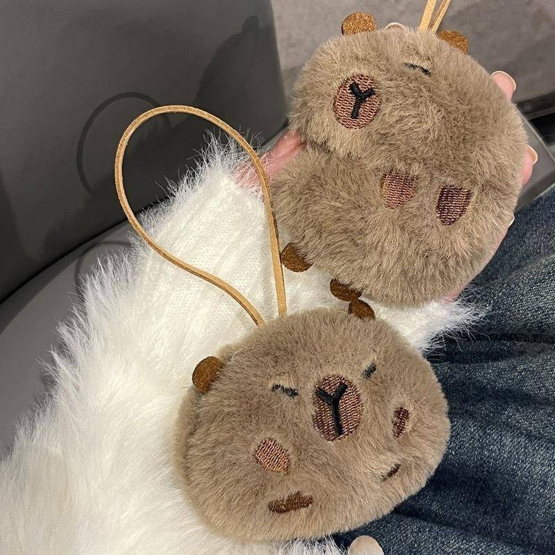 [New Style Kapibara] Beaver Name Tag Pendant Capybara Pendant Brown ...