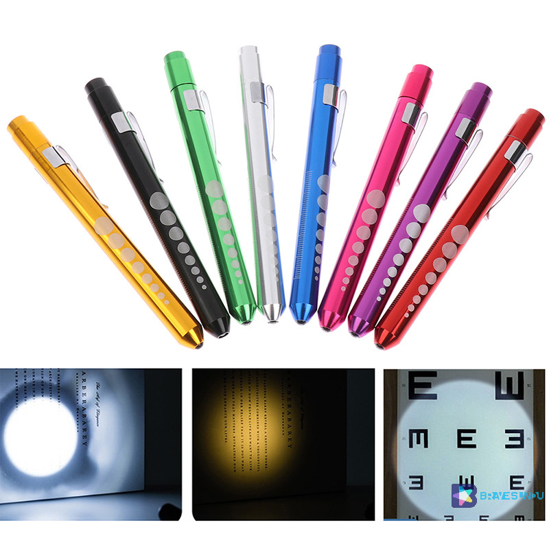 [BraveSundu] LED Flashlight Work Light First Aid Pen Light Torch Lamp ...