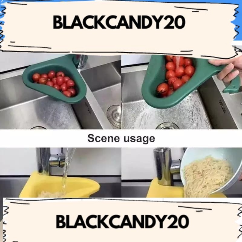 Ready Stock Bakul Penapis Sinki Tersumbat Swan Triangle Sucker Kitchen ...