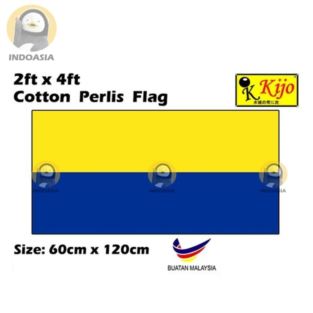 Bendera Perlis Flag Cotton Flag Perlis Flag | Shopee Malaysia