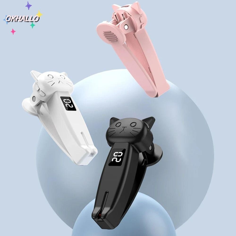 OKHALLO Finger Clicking Device, Mute Mini Electric Auto Page Turner ...