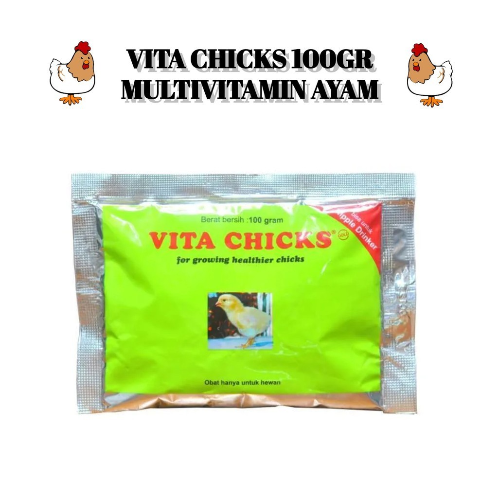 Vita Chicks 100 grams Vitamin Growth Medicine for Chicks Poultry Birds ...