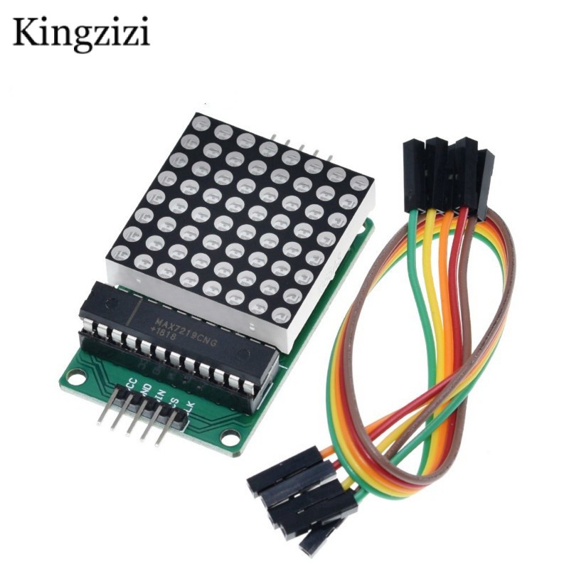 Max7219 88 Dot Matrix Module Microcontroller Module Display Module Mcu Led Display Control