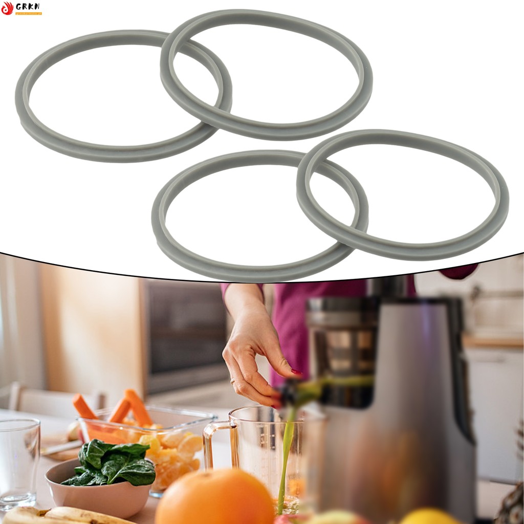 [GRKN] 4X Gray Replacement Rubber Gasket Seal Ring for Nutri Bullet ...