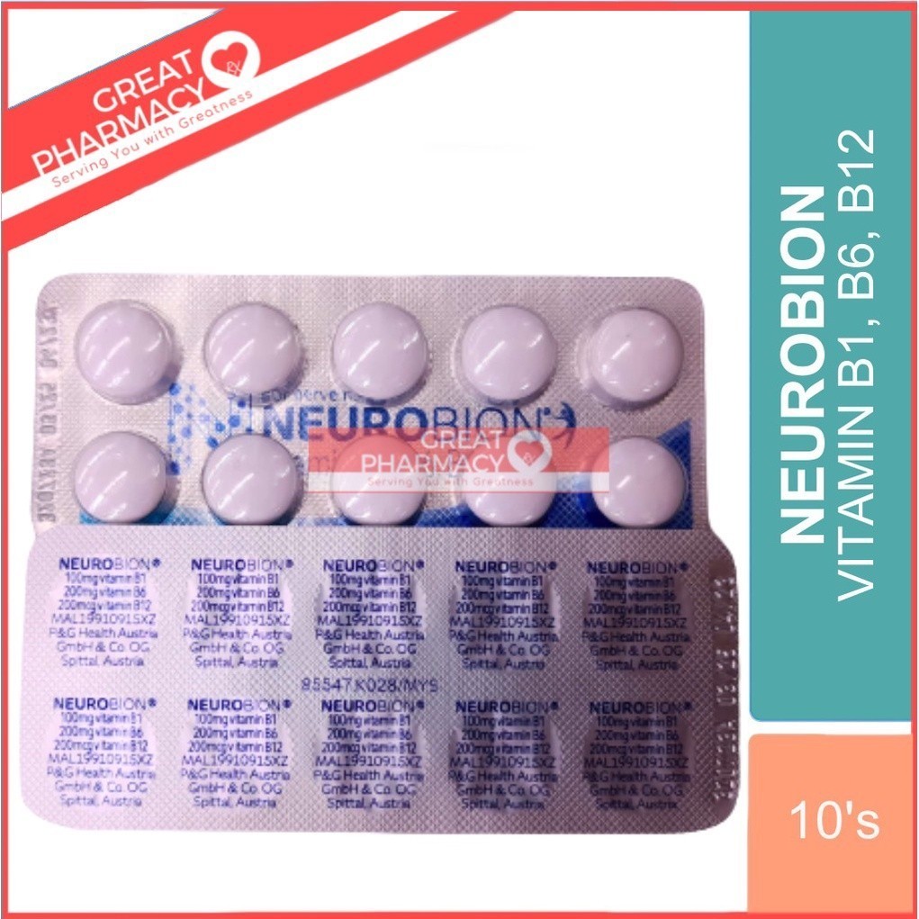NEUROBION 10'S (STRIP) (Exp: year 2025) | Shopee Malaysia