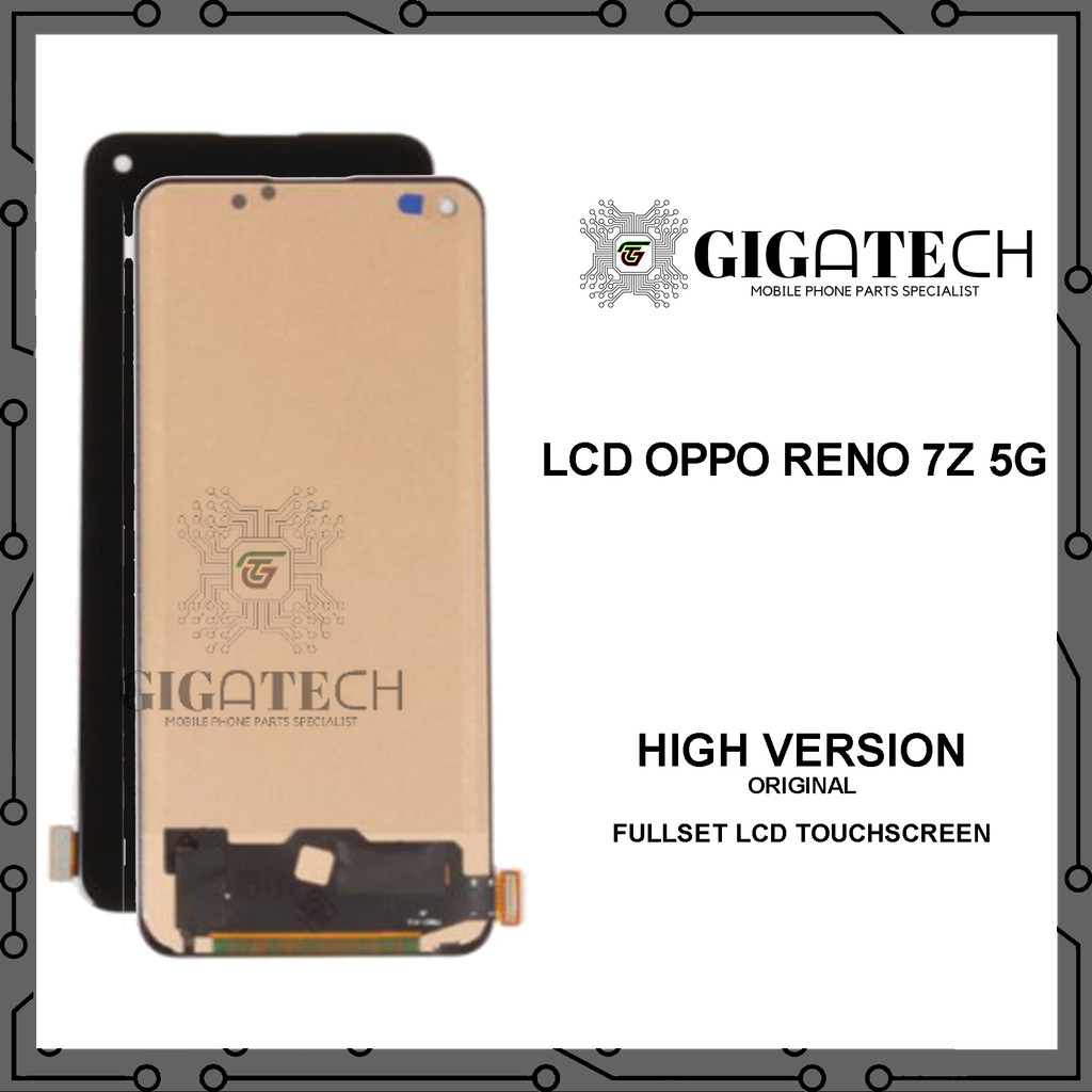 Lcd Oppo Reno 7Z 5G Original 100% Non Fingerprint Fullset Touchscreen 1 ...