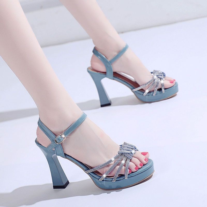 High Heel Women's High-End Women's Sandals 2024 New French High-End ...