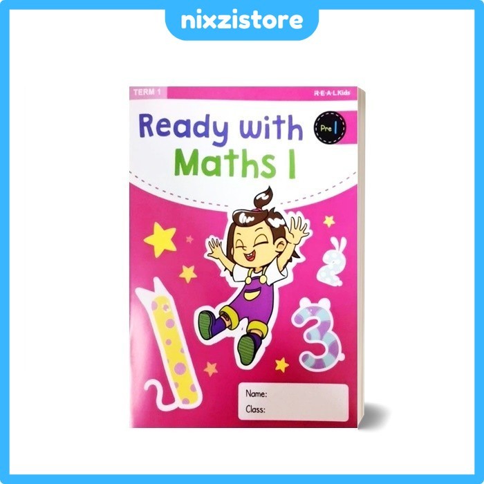 Pre-Primary Kids Books-Ready With Maths 1 Exercise Book/Prasekolah ...