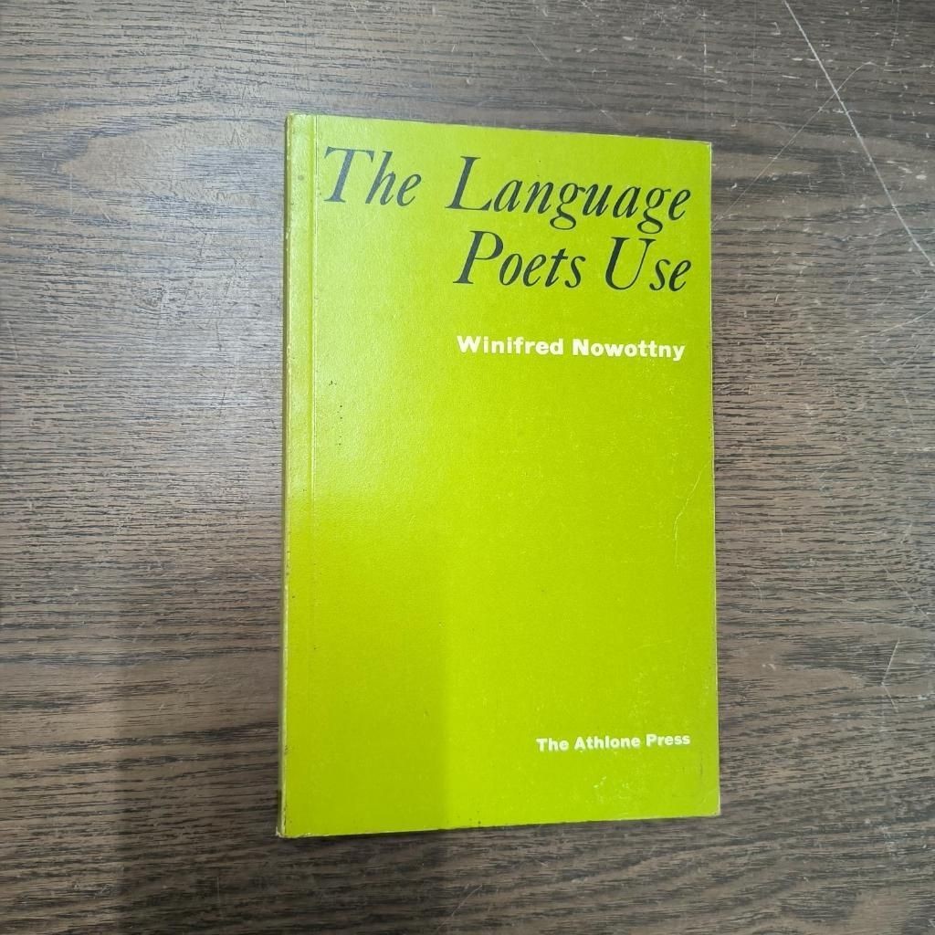 The Language Poets Use Winifred Nowottny | Shopee Malaysia