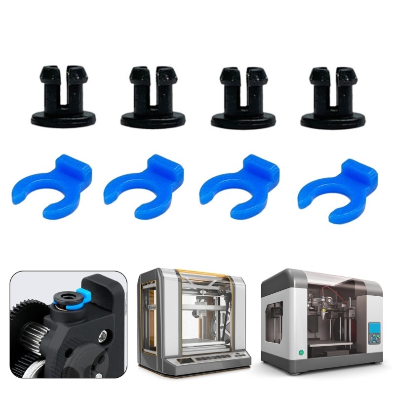 R* PTFE Bowden Tube Fasteners 4mm Pneumatic Couplings Clip for Printing ...