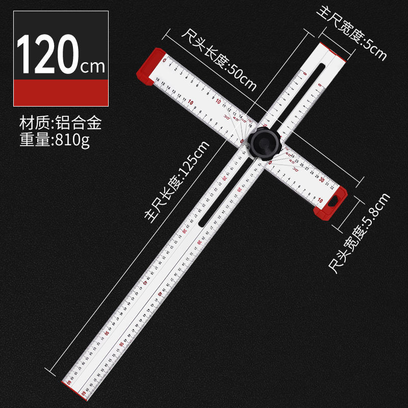 Marking T-Ruler Multifunctional Combination Angle Ruler 90/45 Degree ...