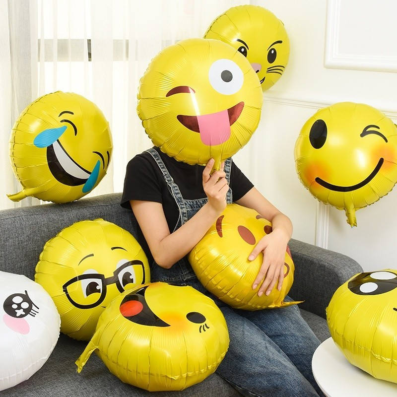 AGM Birthday Raya Party Decoration Balloon 18 Inch Yellow Large Size ...
