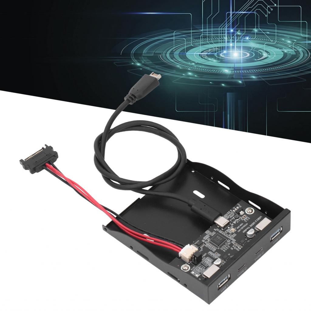 Cooltools 3.5 Inch Hub To Type C Front Panel USB 3.2 Iron Casing 10Gbps ...