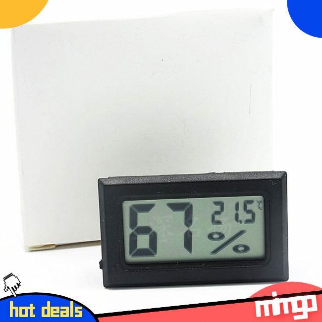 Mimgo Mini LCD Digital Thermometer Hygrometer Indoor Portable ...