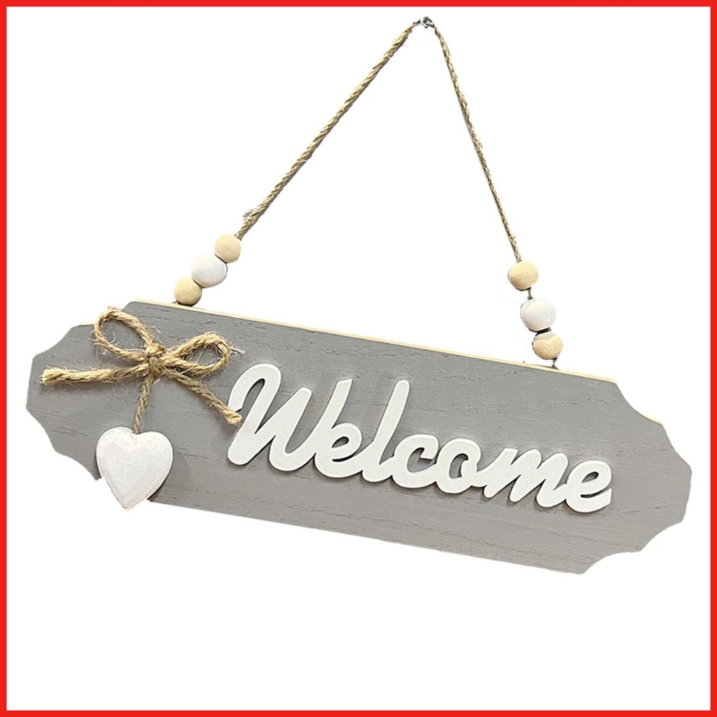 Welcome Sign For Front Door Rustic Wood Welcome Sign Board Ornament ...