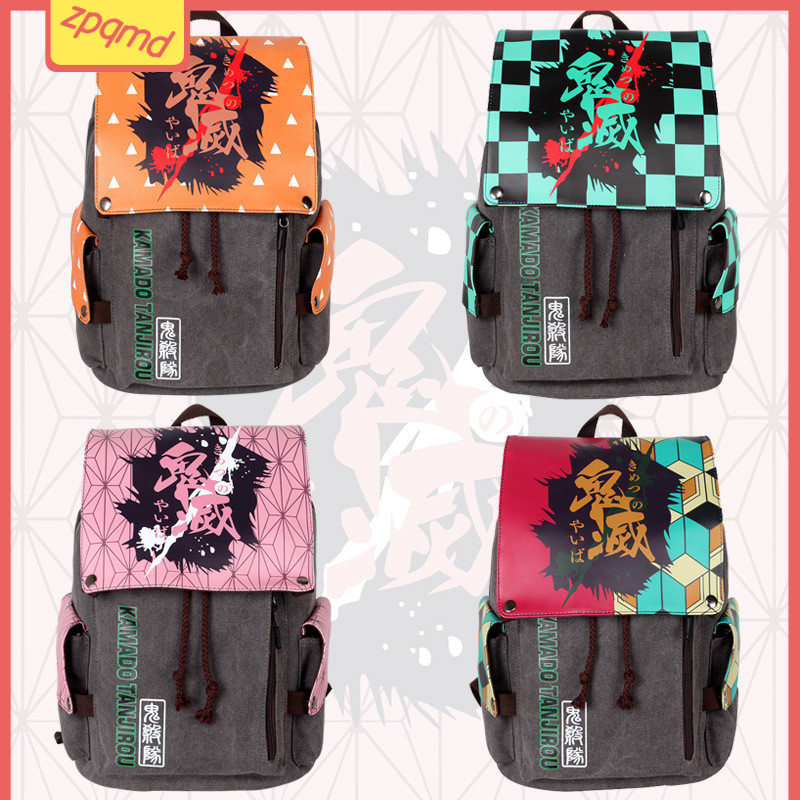 Anime Merchandise Backpack Demon Slayer Nezuko Tanjiro My Wife Zenitsu ...