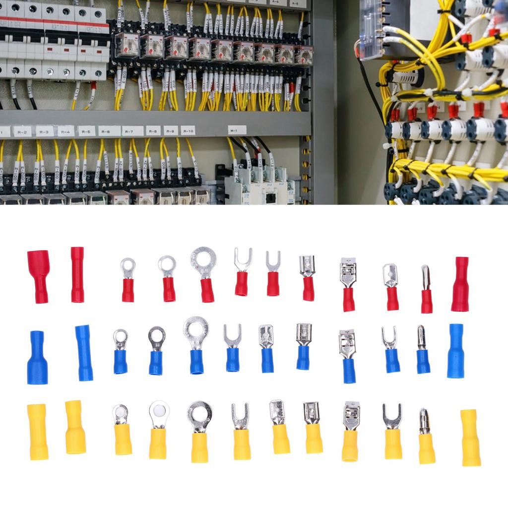 Legendtop Mixed Crimp Terminal Quick Disconnect Electrical Wire ...