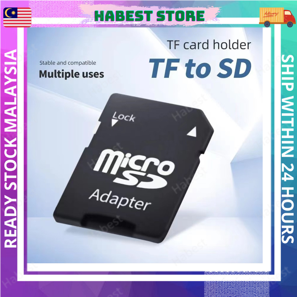 Micro SD TF to SD Card Memory Card Adapter Convertor adaptor | Shopee ...
