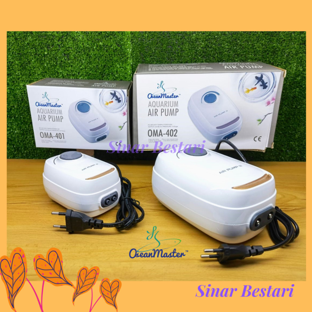 SOBO x Osean Master OMA-401 OMA-402 鱼缸打汽机 sb348 sb248 Air Pump Flow Adjustable Pam Aquarium ...