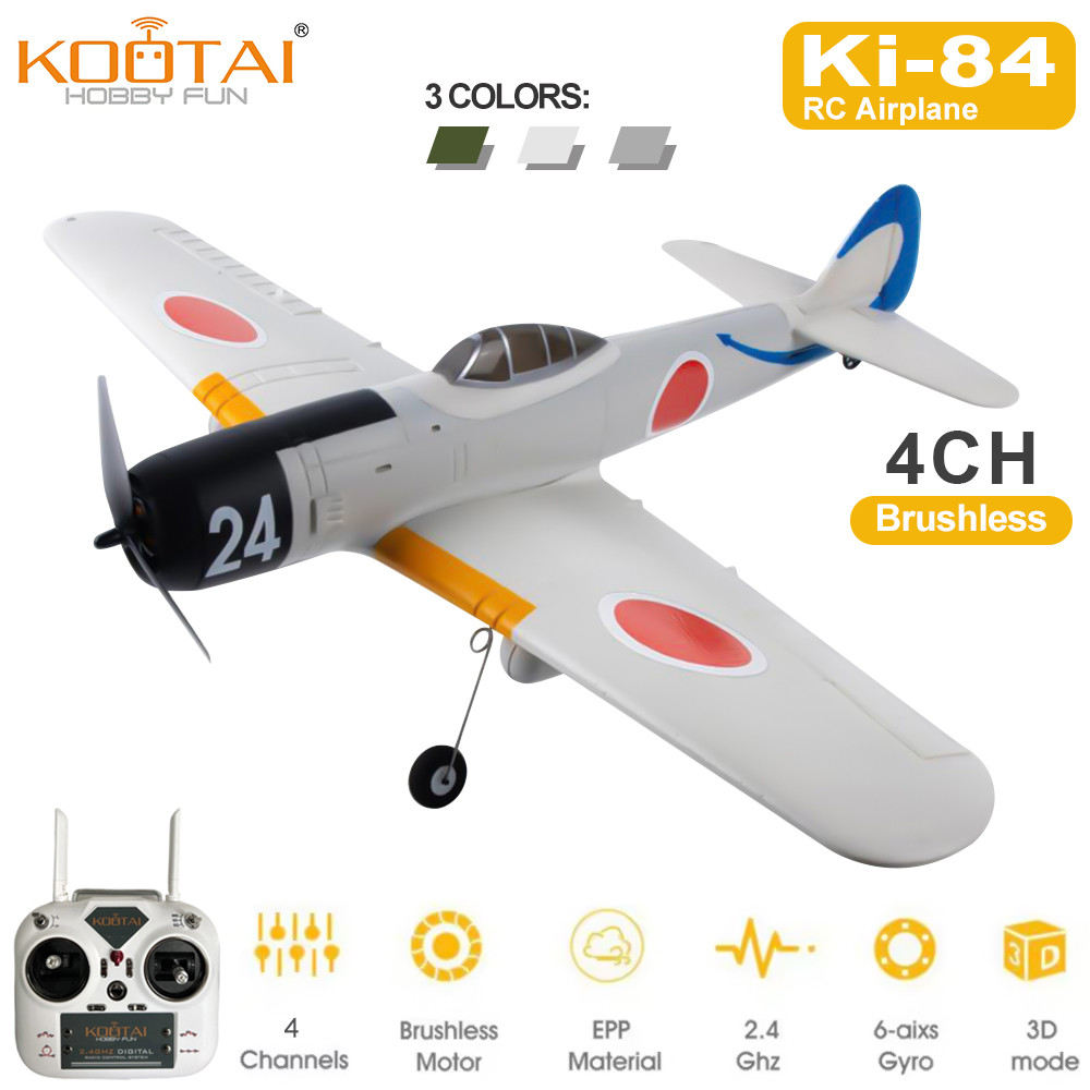 KOOTAI HOBBY FUN Ki-84 RC Plane 2.4G 6-axis Gyro EPP 690mm Wingspan For ...