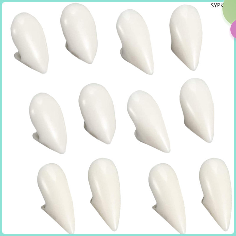 6 Pairs Vampire Dentures Halloween Fake Teeth False Costume Party Props ...