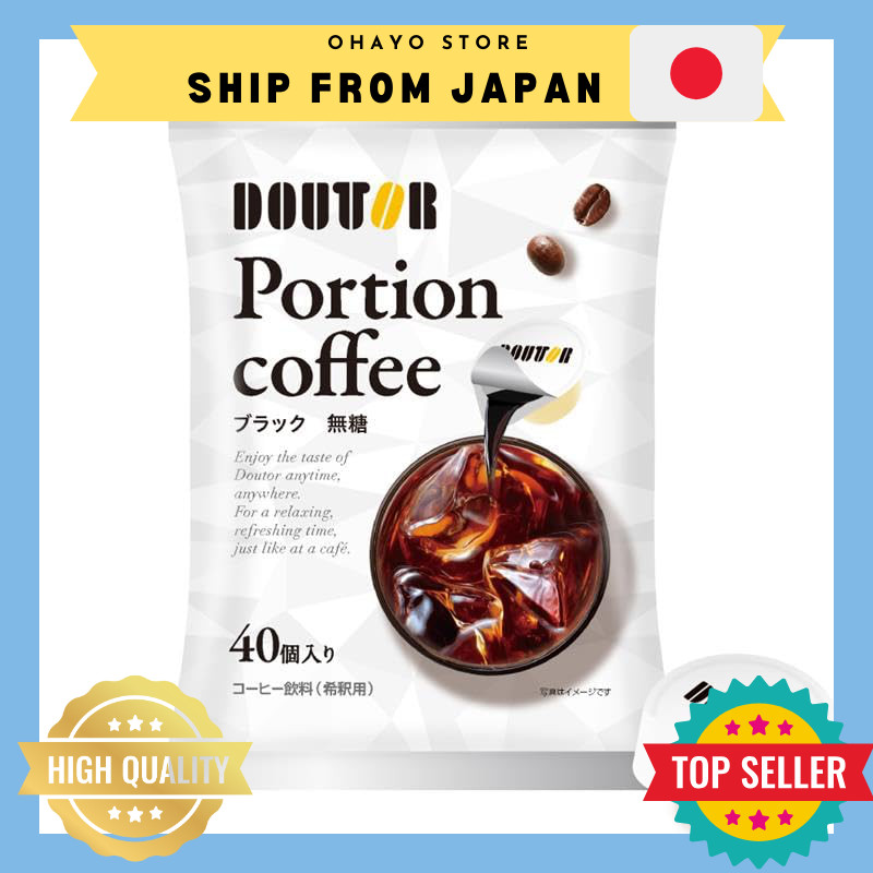 Doutor Coffee Portion 40P 【Direct Ship From Japan】Ready to Drink No ...