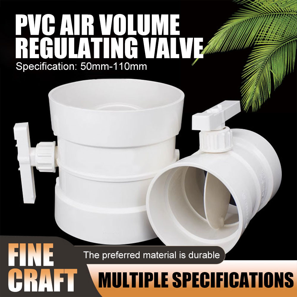 Air valve air volume regulating valve PVC air valve manual adjustment ...