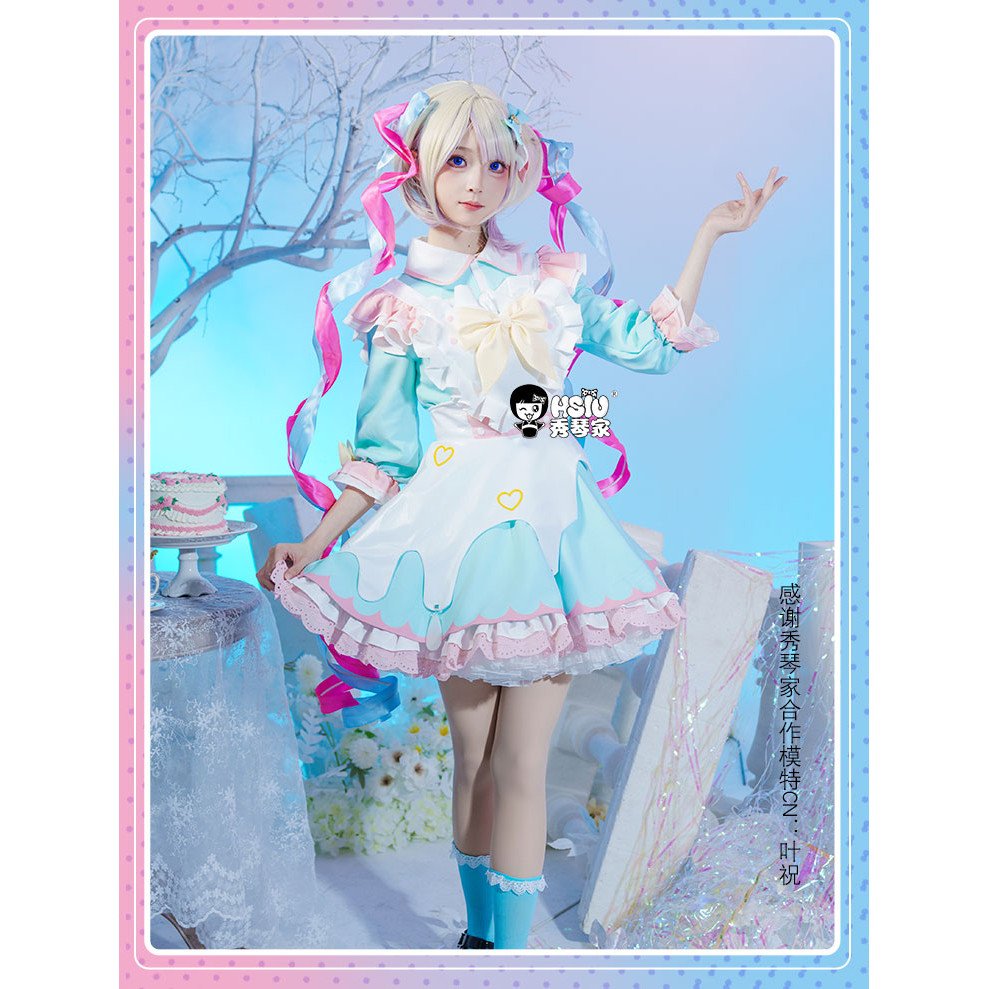 NEEDY GIRL OVERDOSE Cosplay Rain Candy and KAnge Maid Costume Cosplay ...