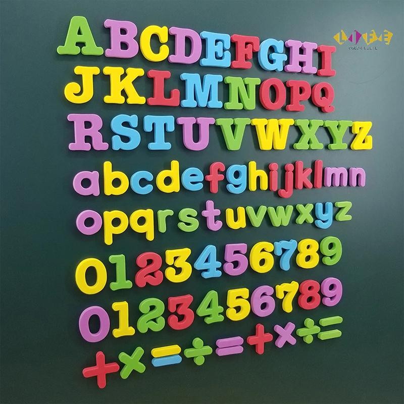 colorfullife Magnetic Letters Numbers Alphabet ABC 123 Fridge Magnets ...