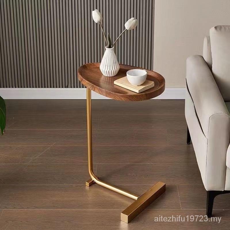 Side Table Small Coffee Table Sofa Side Table Movable Minimalist Mini ...
