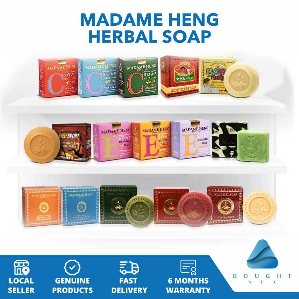 Madame Heng Original Traditional Thai Herbal Soap Series - Reduces Acne ...