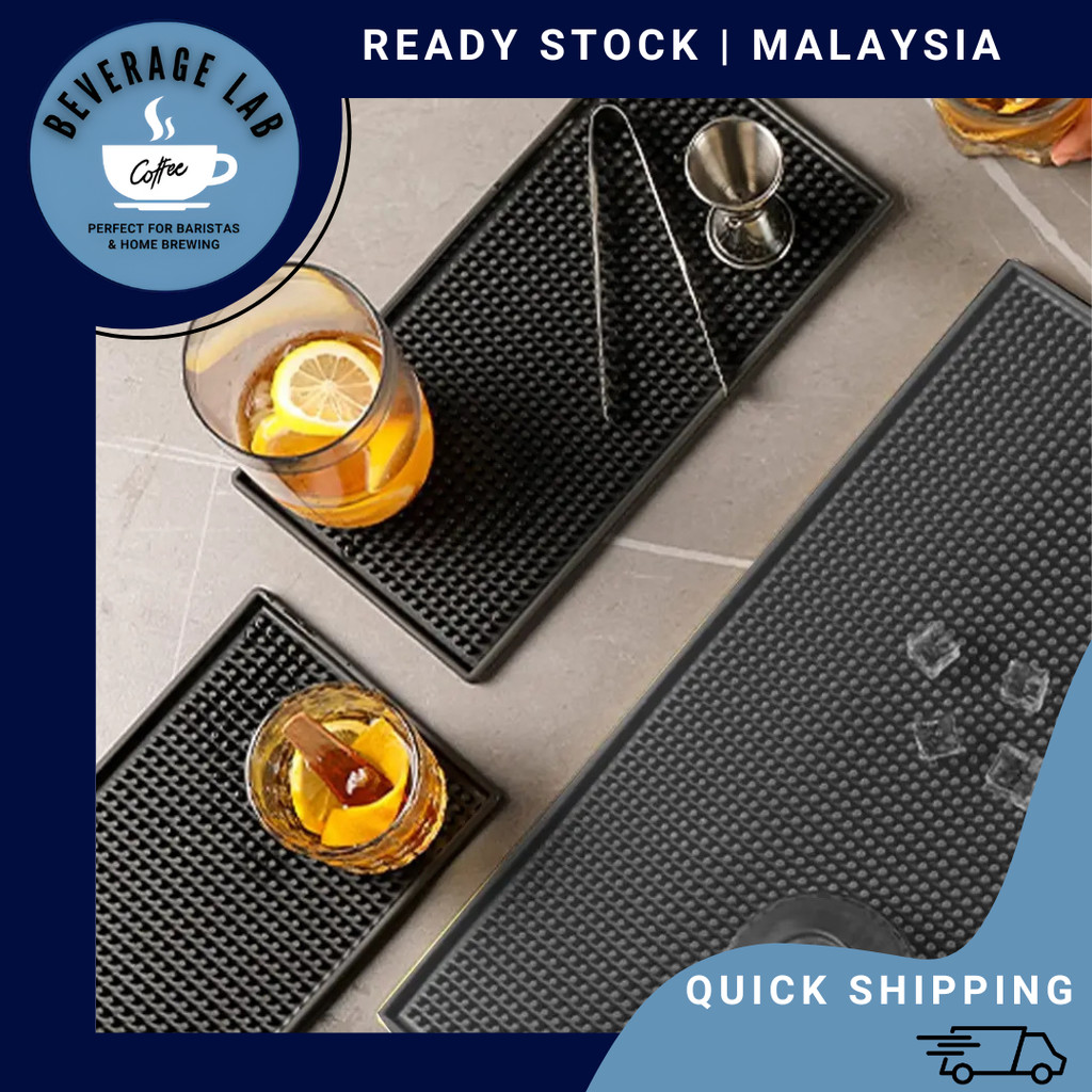 Coffee table bar mat rubber non-slip drain mat kitchen placemat ...