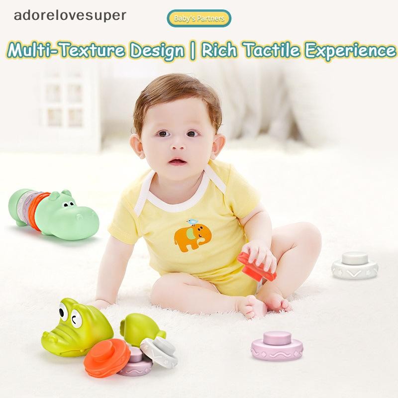 AD1MY Baby Rubber Animal Toy - DIY Buildable Animal Set For Color ...